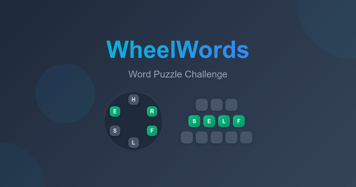 Wheelwords - Free Online Word Puzzle Game | Crossword & Word Search